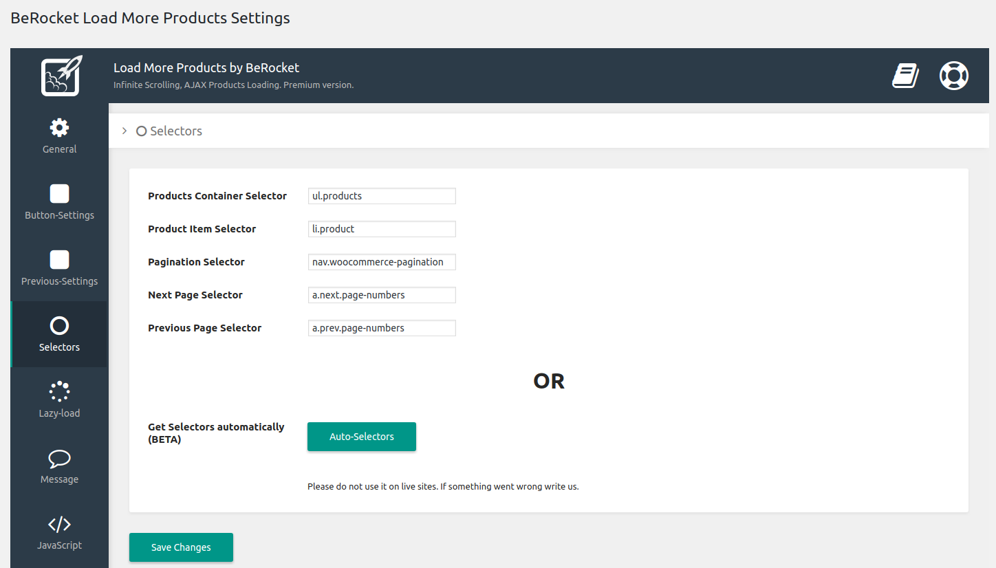 Load More Products - Infinite Scroll or AJAX lazy load - WP Commerce Plugins